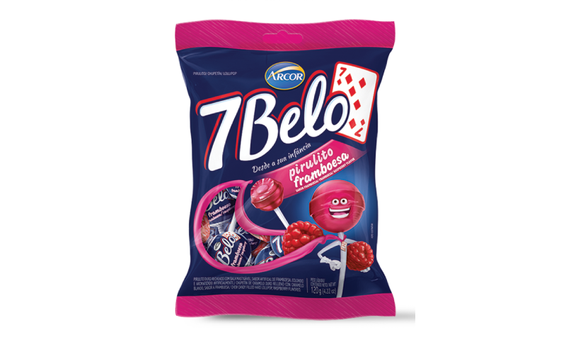 Bala Mastigável Sabor Framboesa